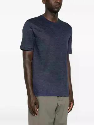 Zegna Marl-effect Short-sleeve T-shirt