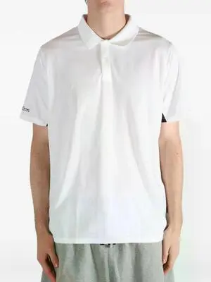 MALBON Evergreen Paneled Performance Pique Polo Shirt