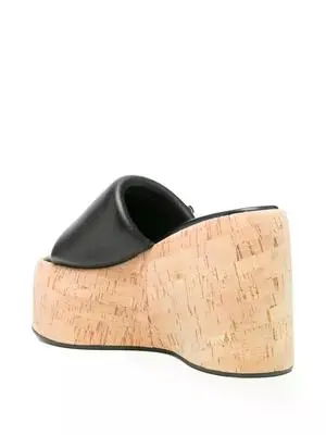 Attico Open Toe Padded Sandals