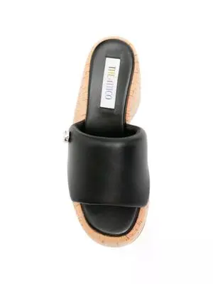 Attico Open Toe Padded Sandals