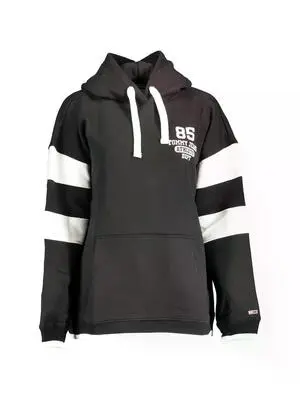 Tommy Hilfiger Striped Sleeve Hoodie - Black