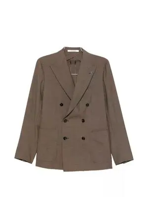 Tagliatore Double-breasted Virgin-wool Suit