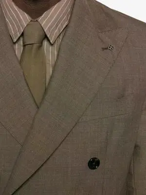 Tagliatore Double-breasted Virgin-wool Suit