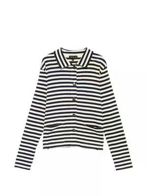 AGNES B. Striped Cardigan