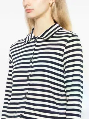 AGNES B. Striped Cardigan