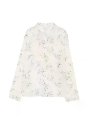 AGNES B. Floral Print Shirt