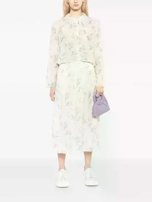 AGNES B. Floral Print Shirt