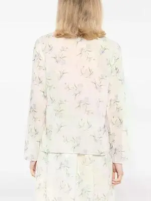 AGNES B. Floral Print Shirt