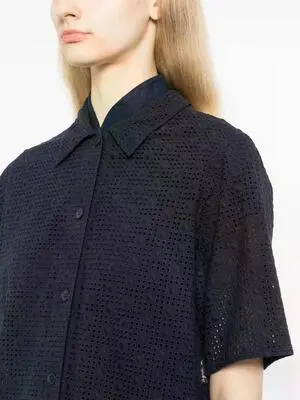 AGNES B. Geometric Motif Shirt