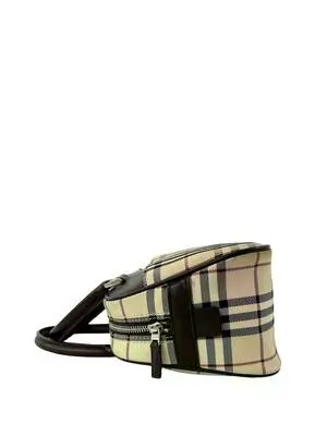 Burberry House Check Canvas Handbag - Neutrals