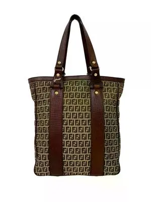 Fendi Zucchino Canvas Tote Bag