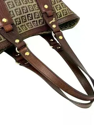 Fendi Zucchino Canvas Tote Bag