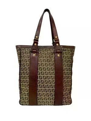 Fendi Zucchino Canvas Tote Bag