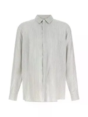Saint Laurent Cassandre Striped Shirt