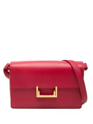 Saint Laurent 2010-2025 Medium Leather Lulu Crossbody Bag - Pink