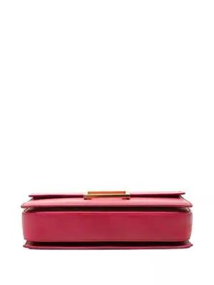 Saint Laurent 2010-2025 Medium Leather Lulu Crossbody Bag - Pink