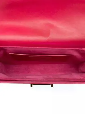 Saint Laurent 2010-2025 Medium Leather Lulu Crossbody Bag - Pink