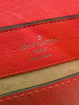 LOUIS VUITTON Taurillon Lockme Backpack - Red