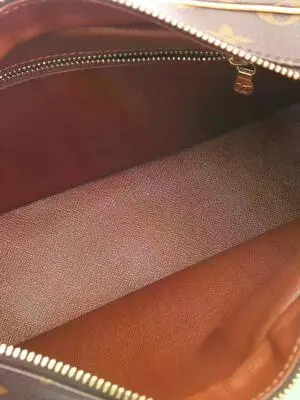 LOUIS VUITTON Monogram Flower Zipped Tote Pm Satchel - Brown