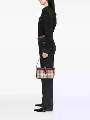 Burberry House Check Canvas Shoulder Bag
