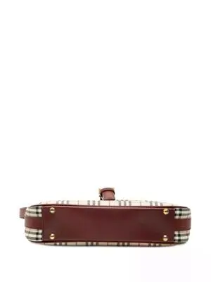 Burberry House Check Canvas Shoulder Bag