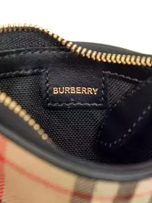 Burberry 2000-2017 House Check Canvas Olympia Coin Pouch