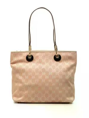 Gucci Gg Canvas Eclipse Tote Bag - Pink