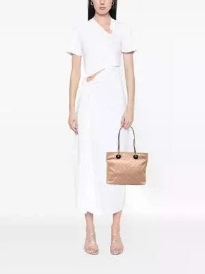 Gucci Gg Canvas Eclipse Tote Bag - Pink