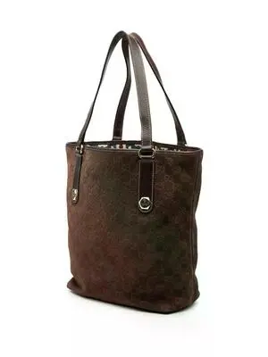 Gucci Gg Suede Charmy Tote Bag