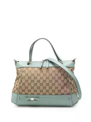 Gucci Gg Canvas Mayfair Satchel - Neutrals