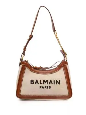 Balmain Canvas B Army Logo Shoulder Bag - Neutrals