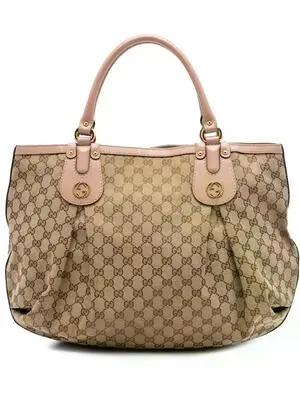 Gucci Gg Canvas Tote Bag - Neutrals