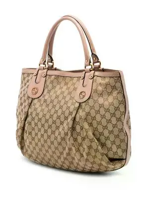Gucci Gg Canvas Tote Bag - Neutrals