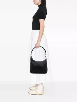 Gucci Gg Nylon Bamboo Shoulder Bag