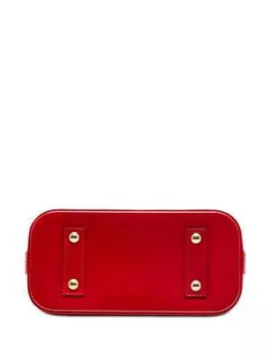 LOUIS VUITTON Monogram Vernis Alma Bb Satchel - Red