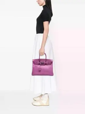 Hermès 2007 Epsom Birkin Retourne 35 Handbag - Purple