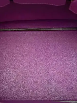Hermès 2007 Epsom Birkin Retourne 35 Handbag - Purple