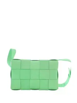 Bottega Veneta Nappa Intrecciato Cassette Crossbody Bag - Green