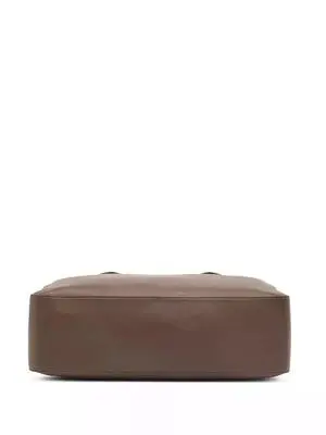 FERRAGAMO Leather Triple Zip Satchel