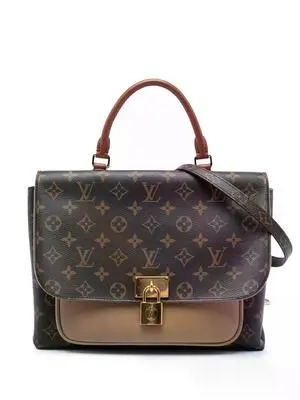 LOUIS VUITTON Monogram Marignan Satchel - Brown
