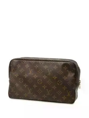 LOUIS VUITTON Monogram Canvas Trousses Toilette 28 - Brown