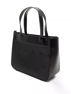 Burberry Leather Trimmed Nylon Handbag