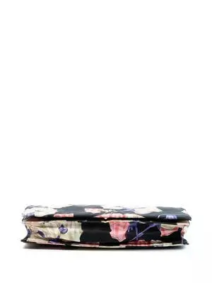 Prada Tessuto Floral Print Chain Crossbody Bag