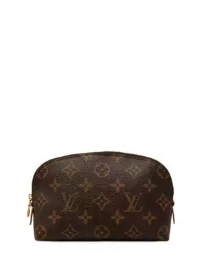 LOUIS VUITTON Monogram Cosmetic Pouch Pm - Brown