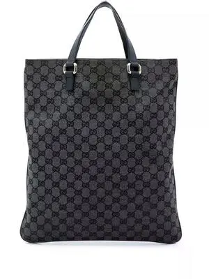 Gucci Gg Canvas Tote Bag - Grey