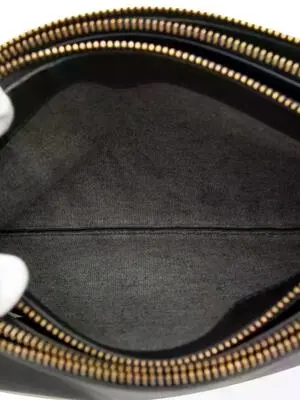 Celine Lambskin Leather Trio Crossbody Bag - Black