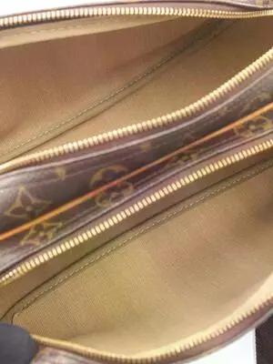 LOUIS VUITTON Monogram Reporter Pm Crossbody Bag - Brown