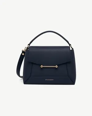 Strathberry Mosaic Top Handle Bag Blue