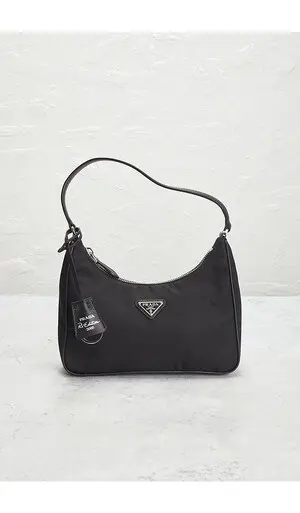 FWRD RENEW Prada Mini Re-edition 2000 Re-nylon Shoulder Bag