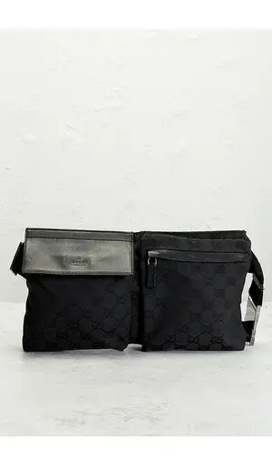 Undefined Gucci Double Pocket Belt Bag In Gg Canvas
